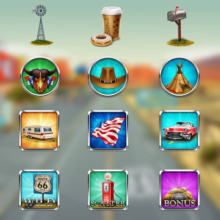 Route 66 slot game For SALE, Route 66 slot machine for Purchase