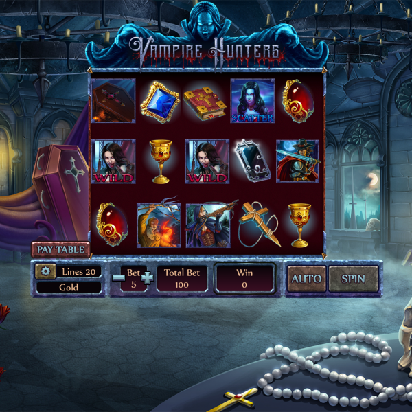 Vampire online slot game for SALE. Vampires slot machine for Purchase