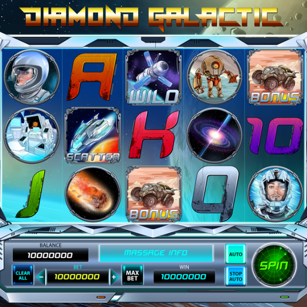 Space slot machine for SALE. Galactic slot game for Purchase